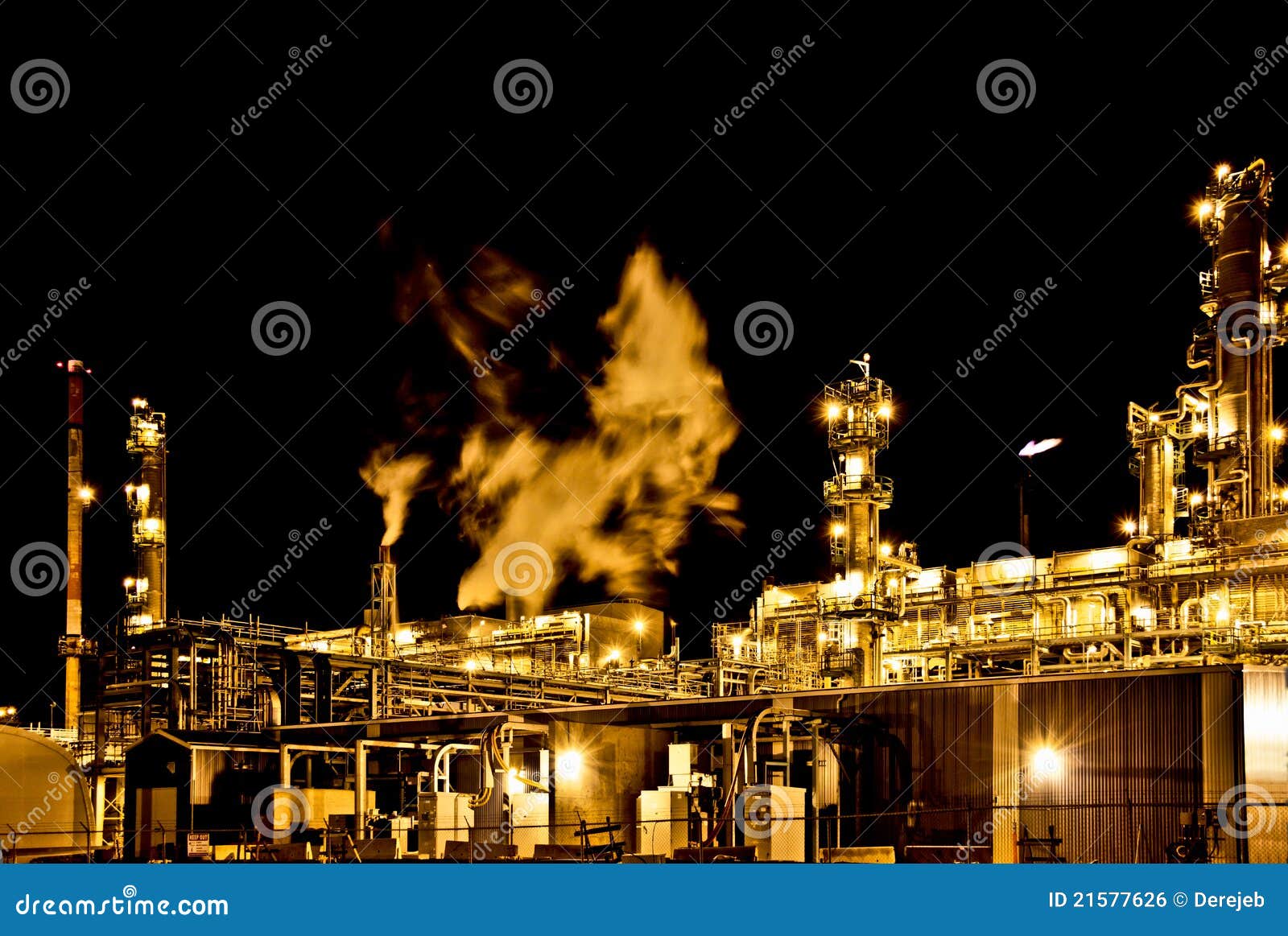 Factory at night stock photo. Image of tank, canada, equipment - 21577626