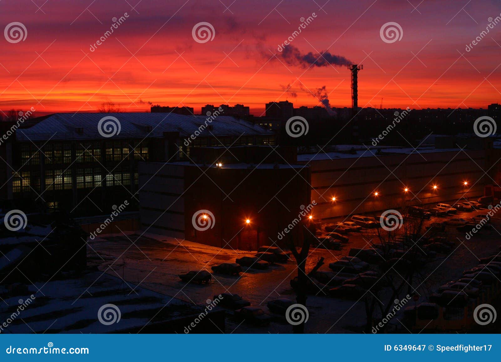 Factory night scene stock image. Image of outdoors, nature - 6349647
