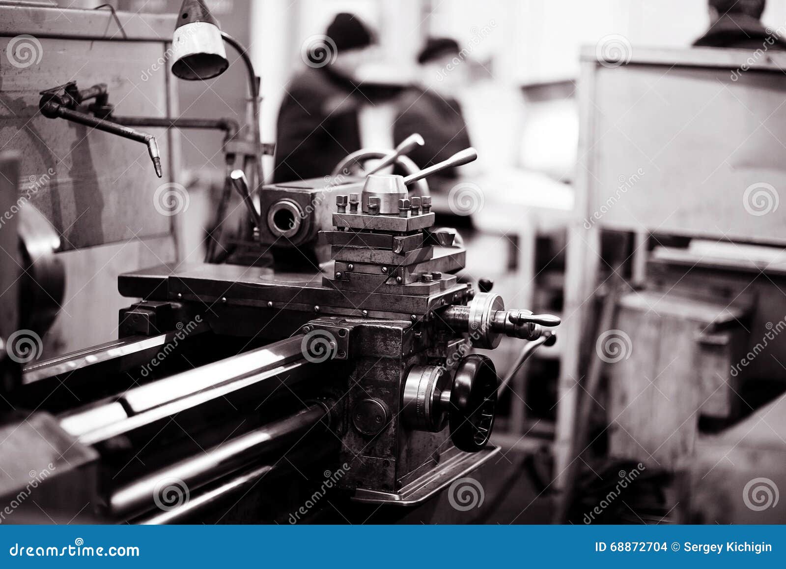 Factory with old machine stock photo. Image of machine - 68872704