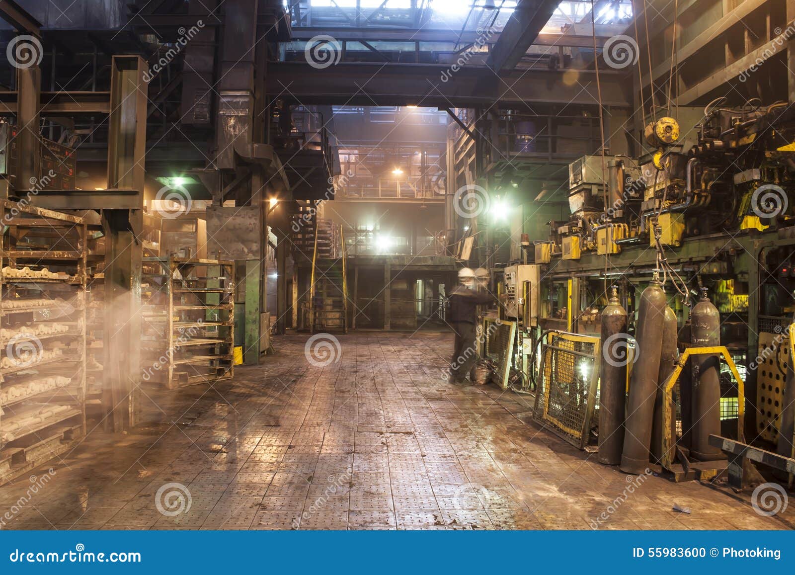Factory stock photo. Image of fire, build, burn, glow - 55983600