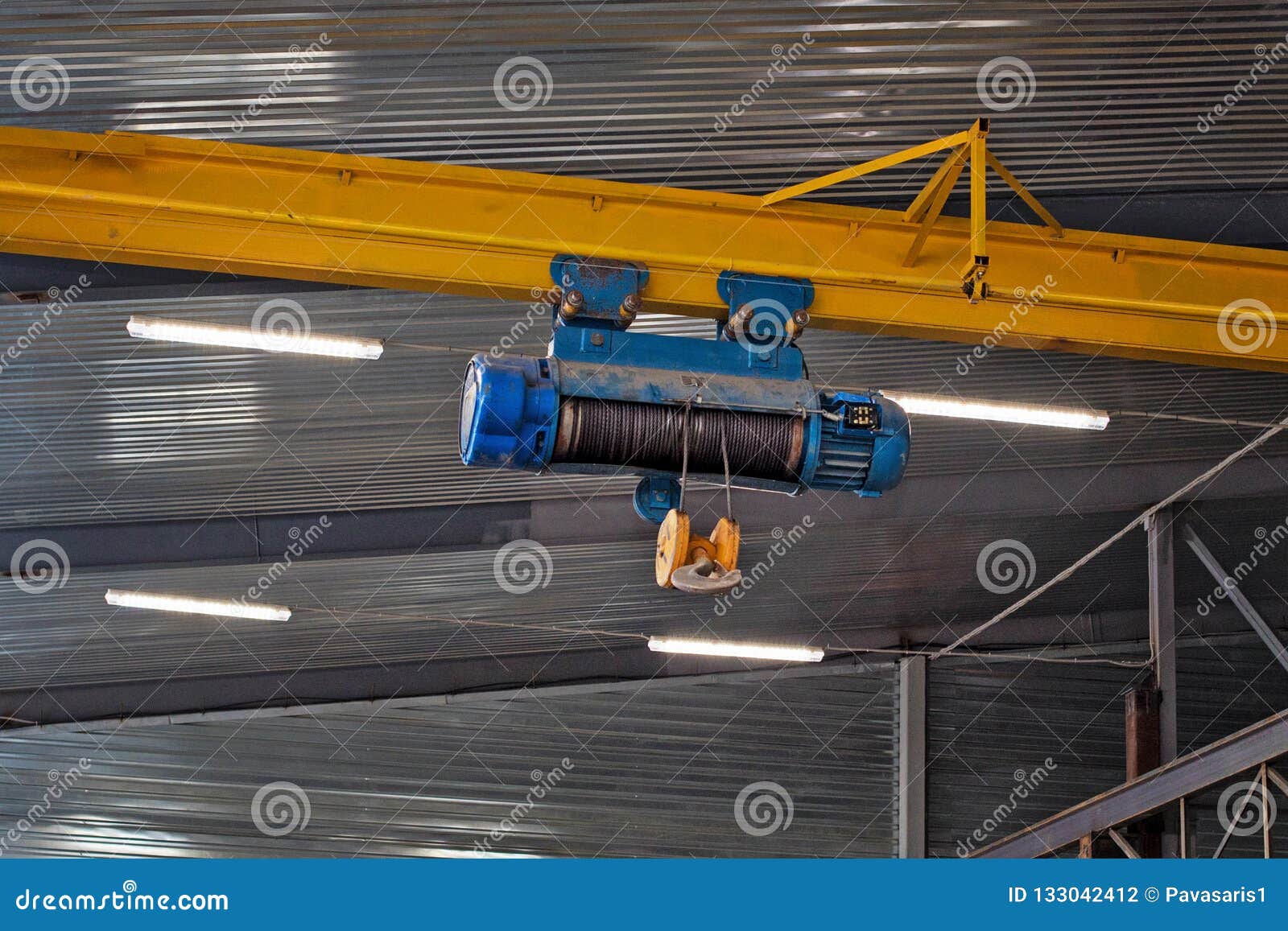 Factory Overhead Craneblue Factory Overhead Crane for the Yellow Beam ...