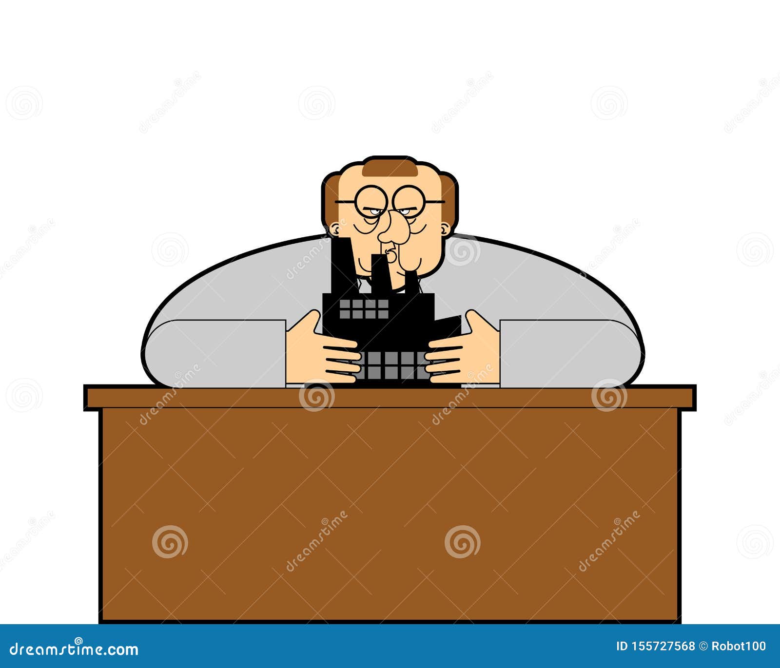 Boss Or Owner Kicking Out Manager Or Employee For Bad Results, Vector ...