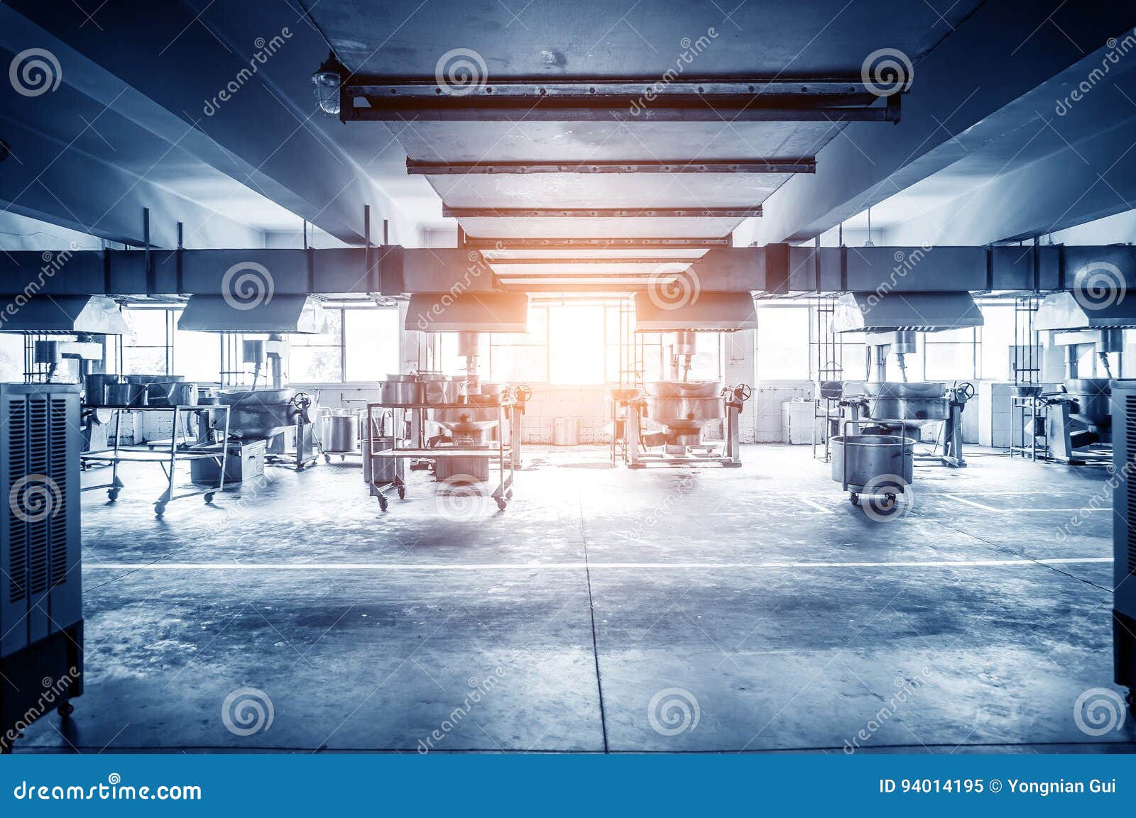 Factory packaging workshop stock image. Image of lines - 94014195