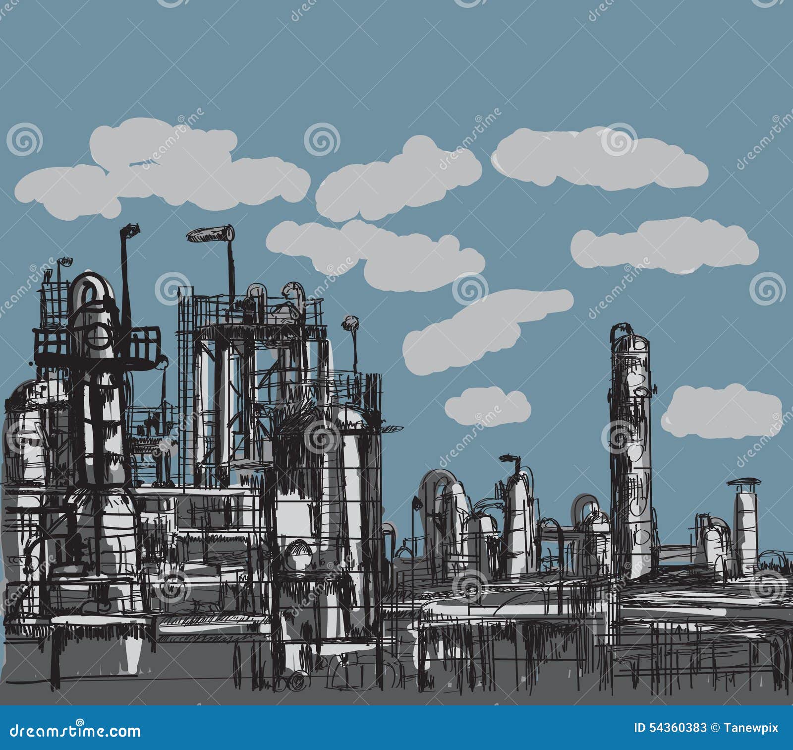 Factory paint vintage stock vector. Illustration of paint - 54360383