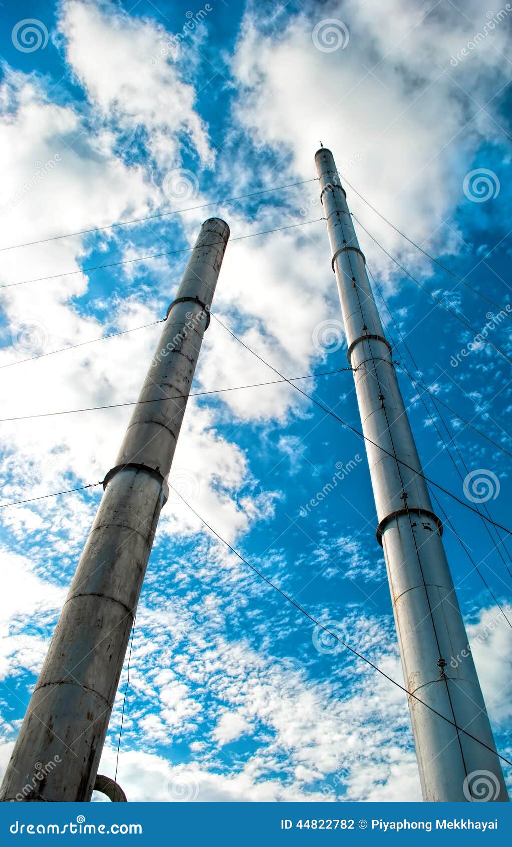 Factory pipe stock photo. Image of ecology, dioxide, chemical - 44822782