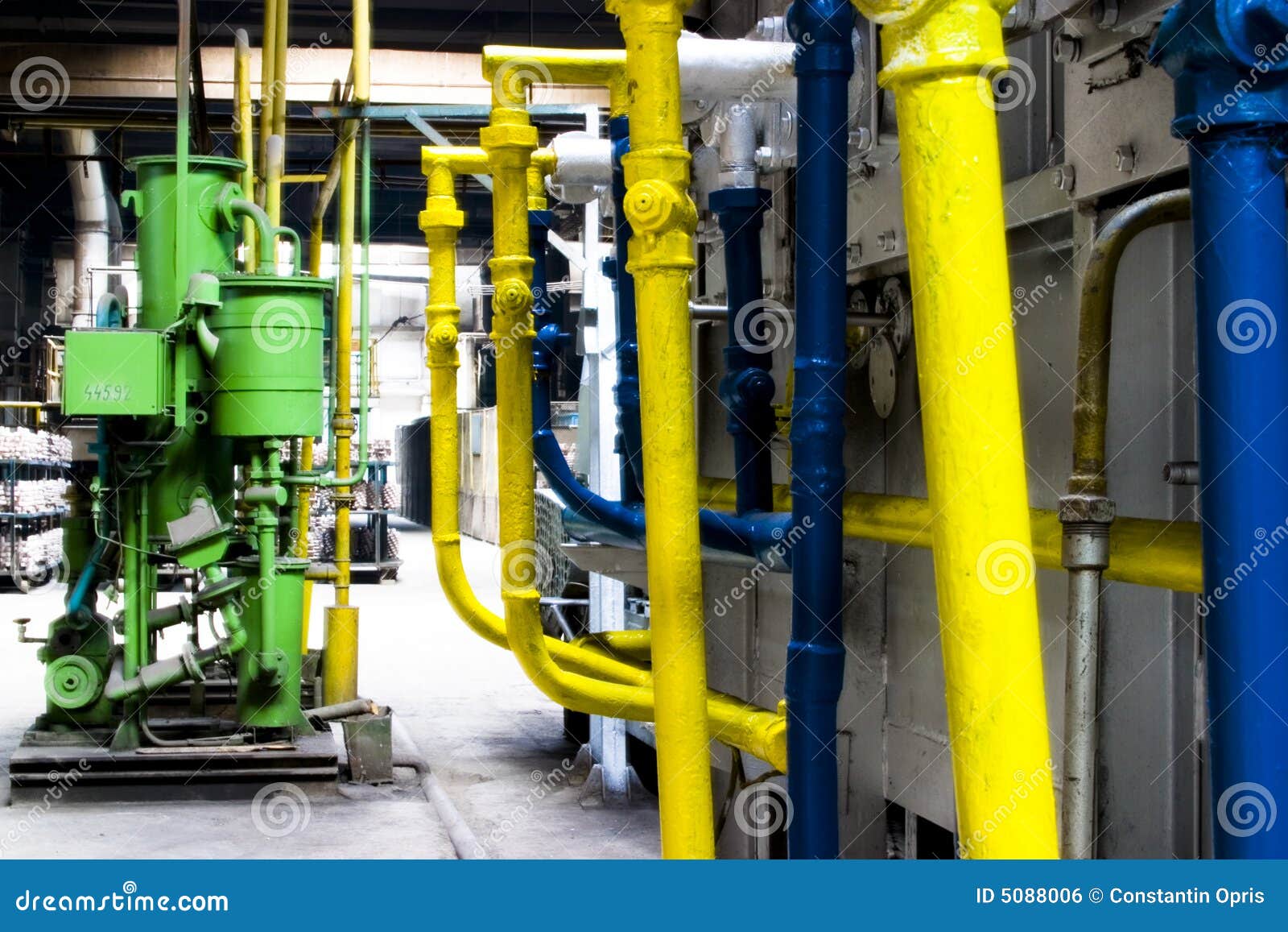 Factory Pipes stock photo. Image of colourful, bright - 5088006