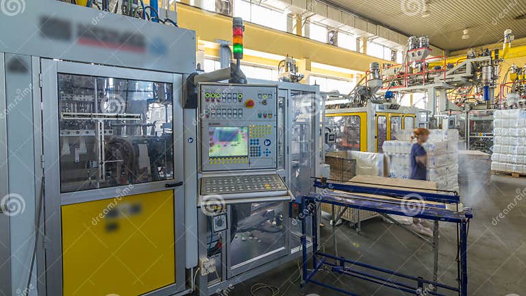 A Factory for Plastic Canister Production Timelapse Hyperlapse. the ...