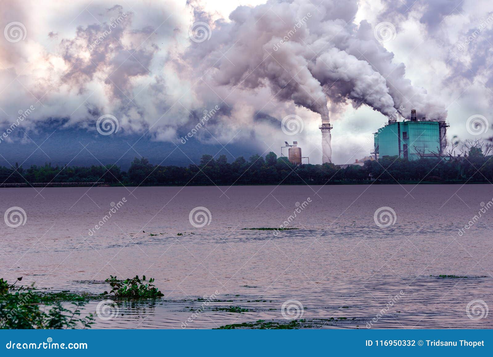 Factory pollution stock photo. Image of dirt, aerial - 116950332