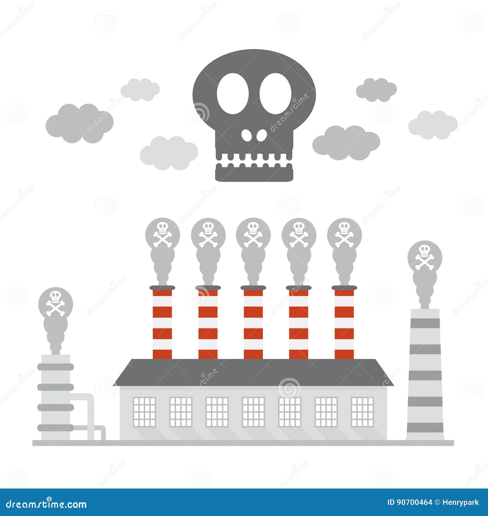 Factory Pollution Simple Icon Vector Illustration | CartoonDealer.com ... Factory Pollution Simple Icon Vector Illustration | CartoonDealer.com ...