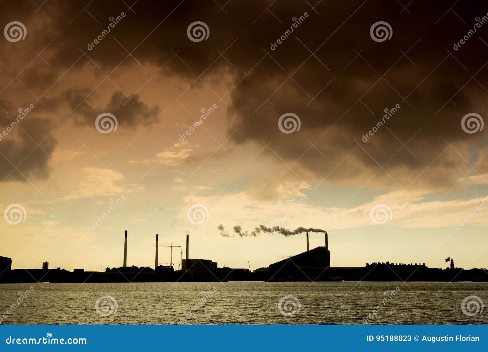 Factory pollution smoke stock image. Image of pollute - 95188023