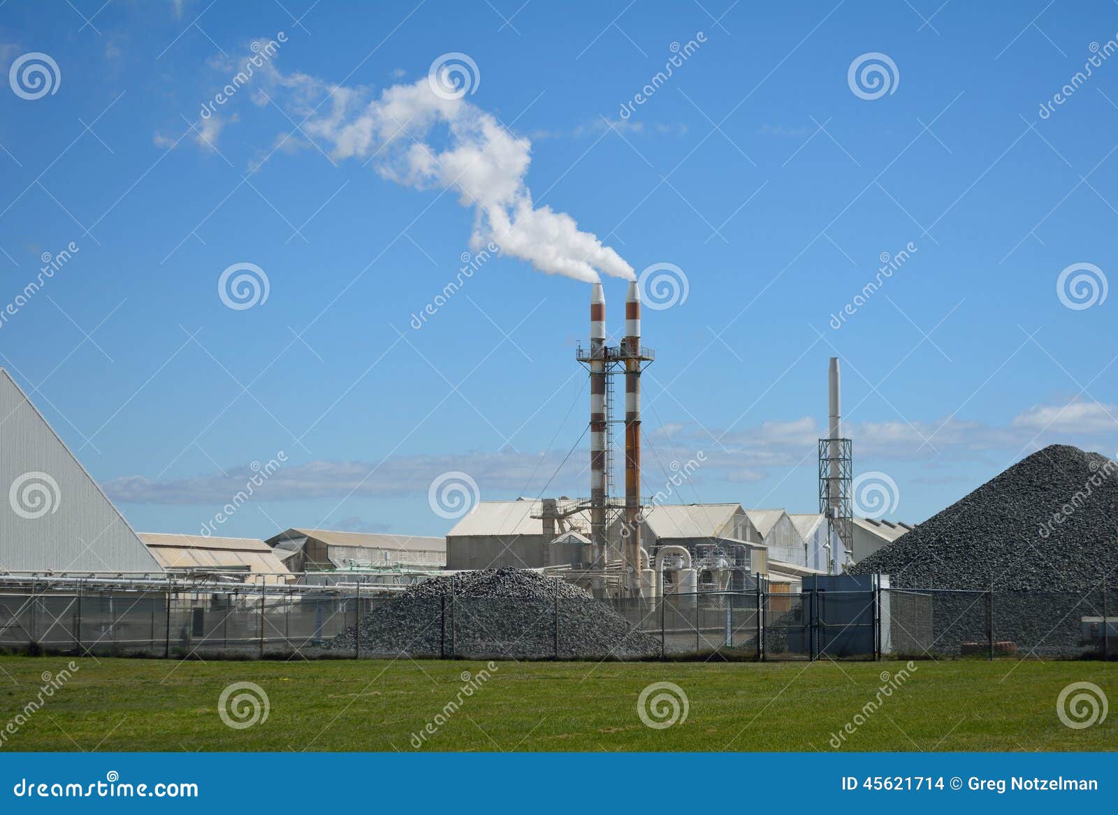 Factory pollution stock photo. Image of polluting, pipes - 45621714