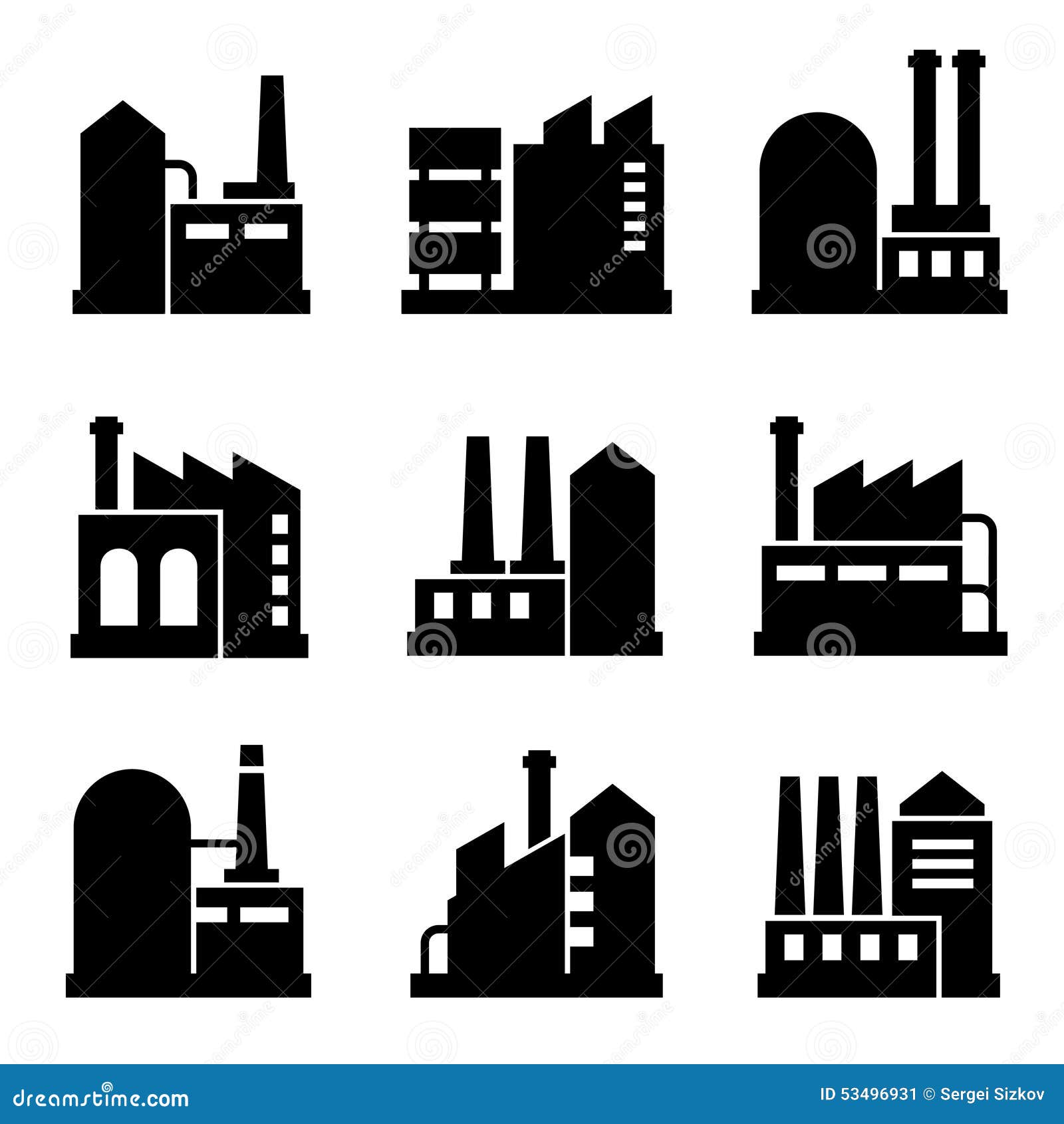 Industrial Building Icon