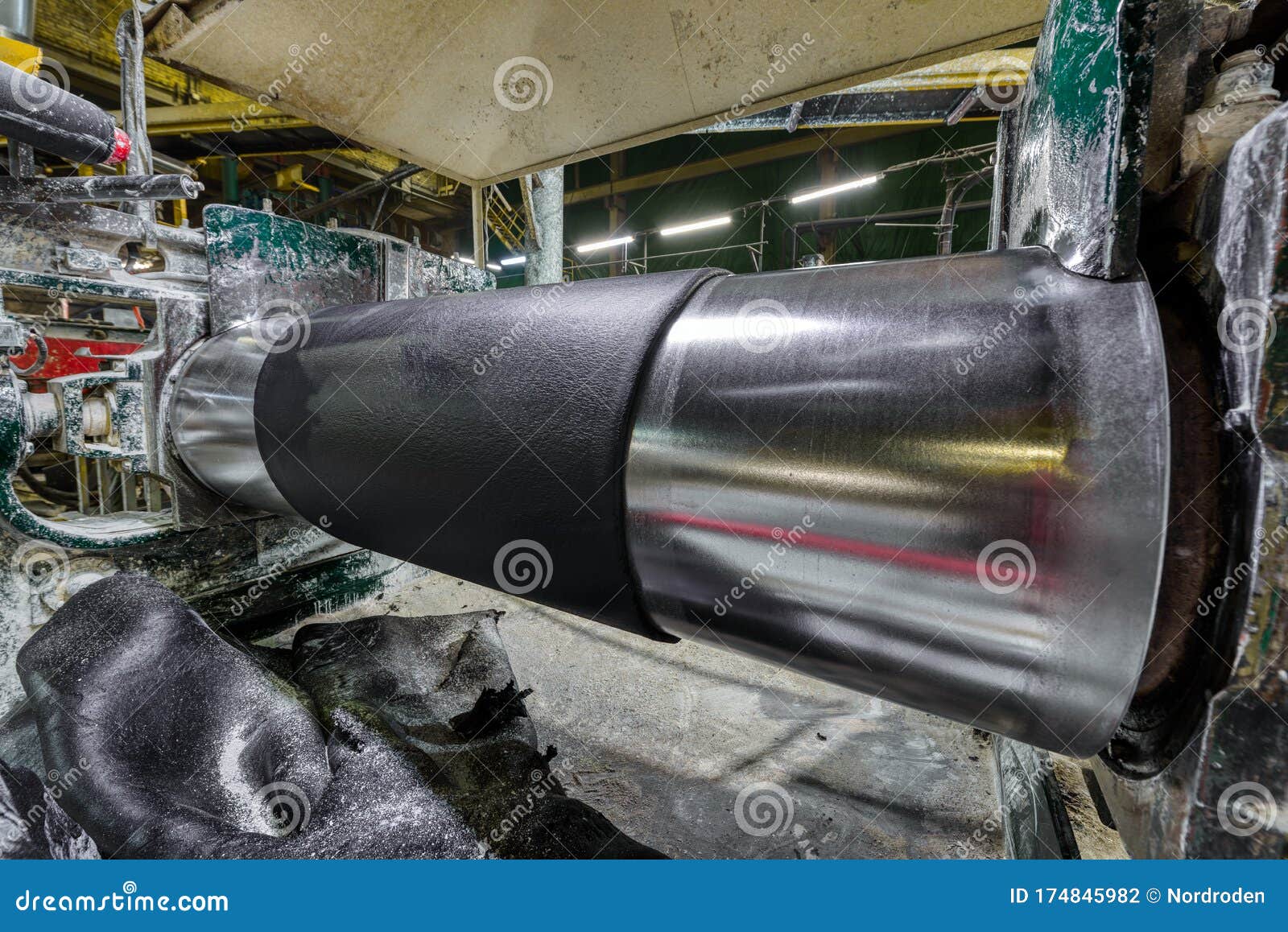 Factory for the Production of Conveyor Belts. Stock Photo - Image of ...