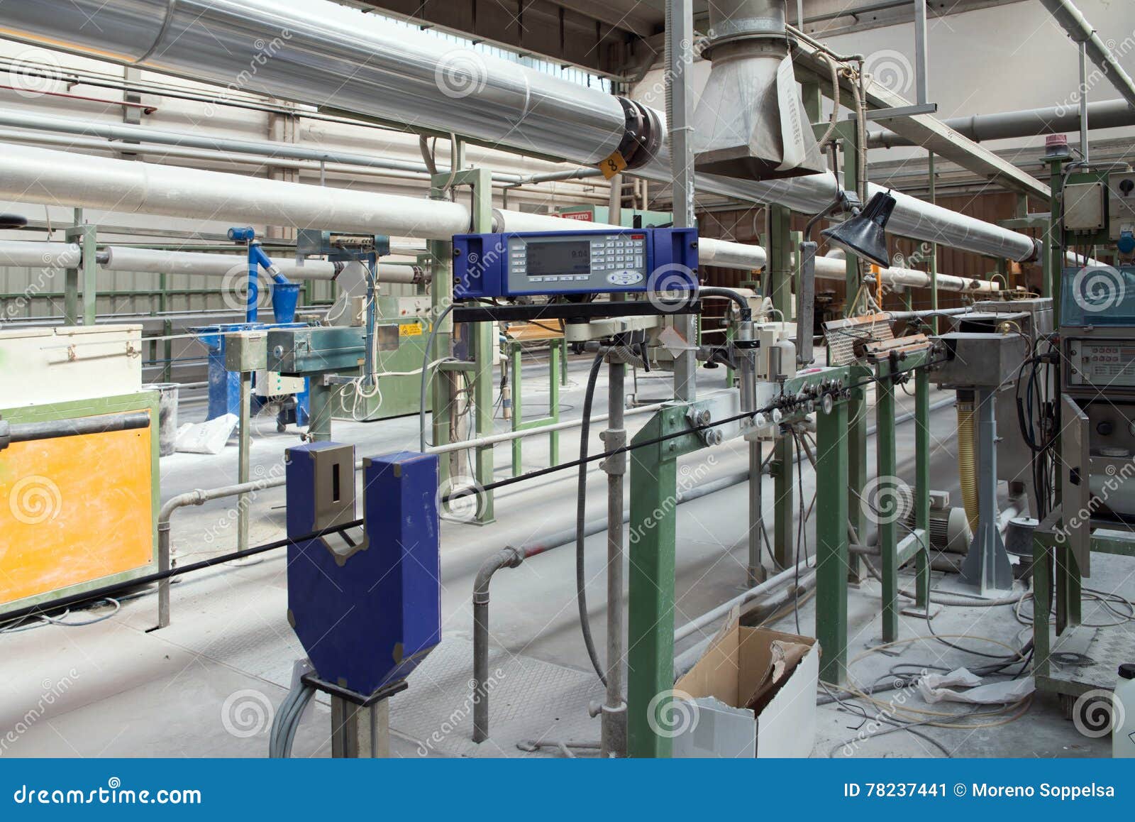 Factory - Production Electrical Wires Stock Image - Image of cable ...