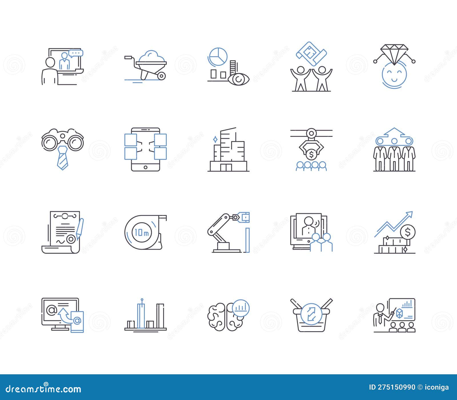 Factory Production Outline Icons Collection. Manufacture, Factory ... Factory Production Outline Icons Collection. Manufacture, Factory ...