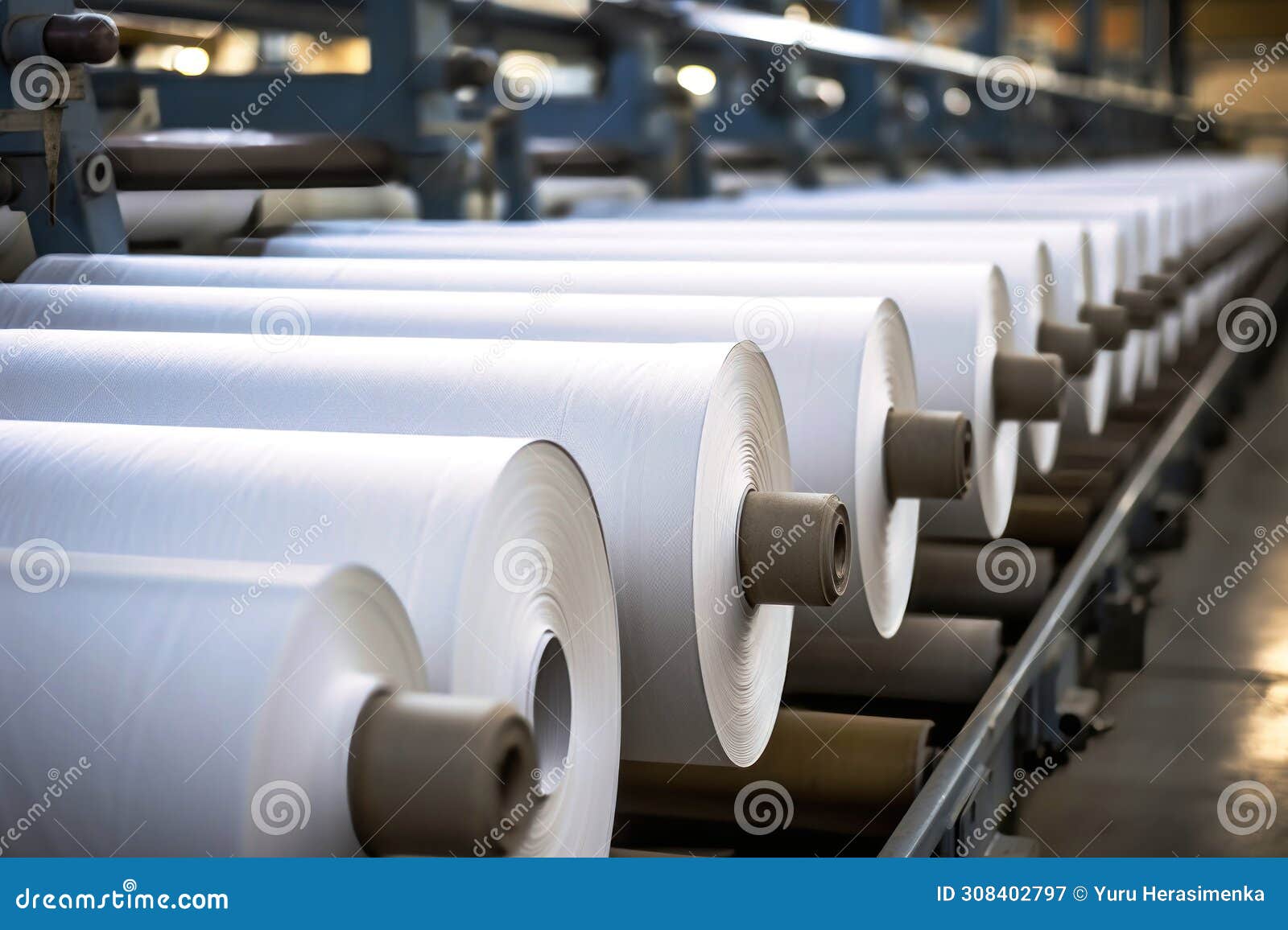 Factory for the Production of Paper and Cardboard. Production Equipment ...