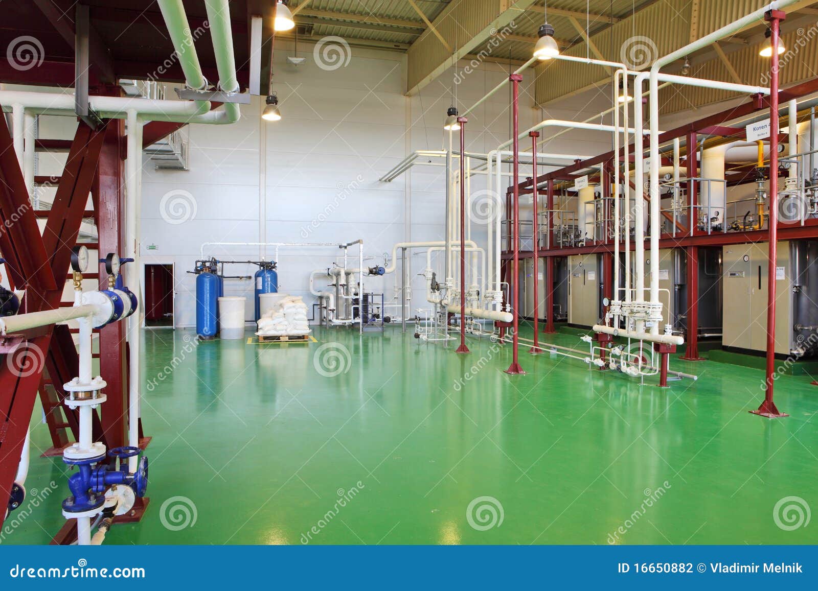 At factory pumphouse stock photo. Image of control, modern - 16650882