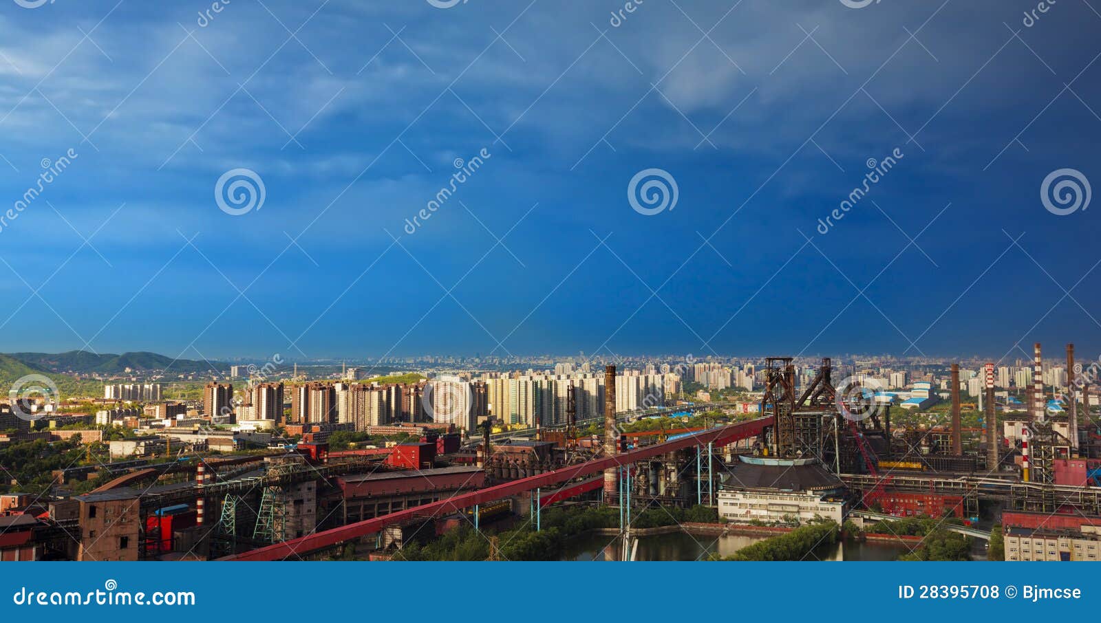 Factory after rain stock photo. Image of black, cooling - 28395708