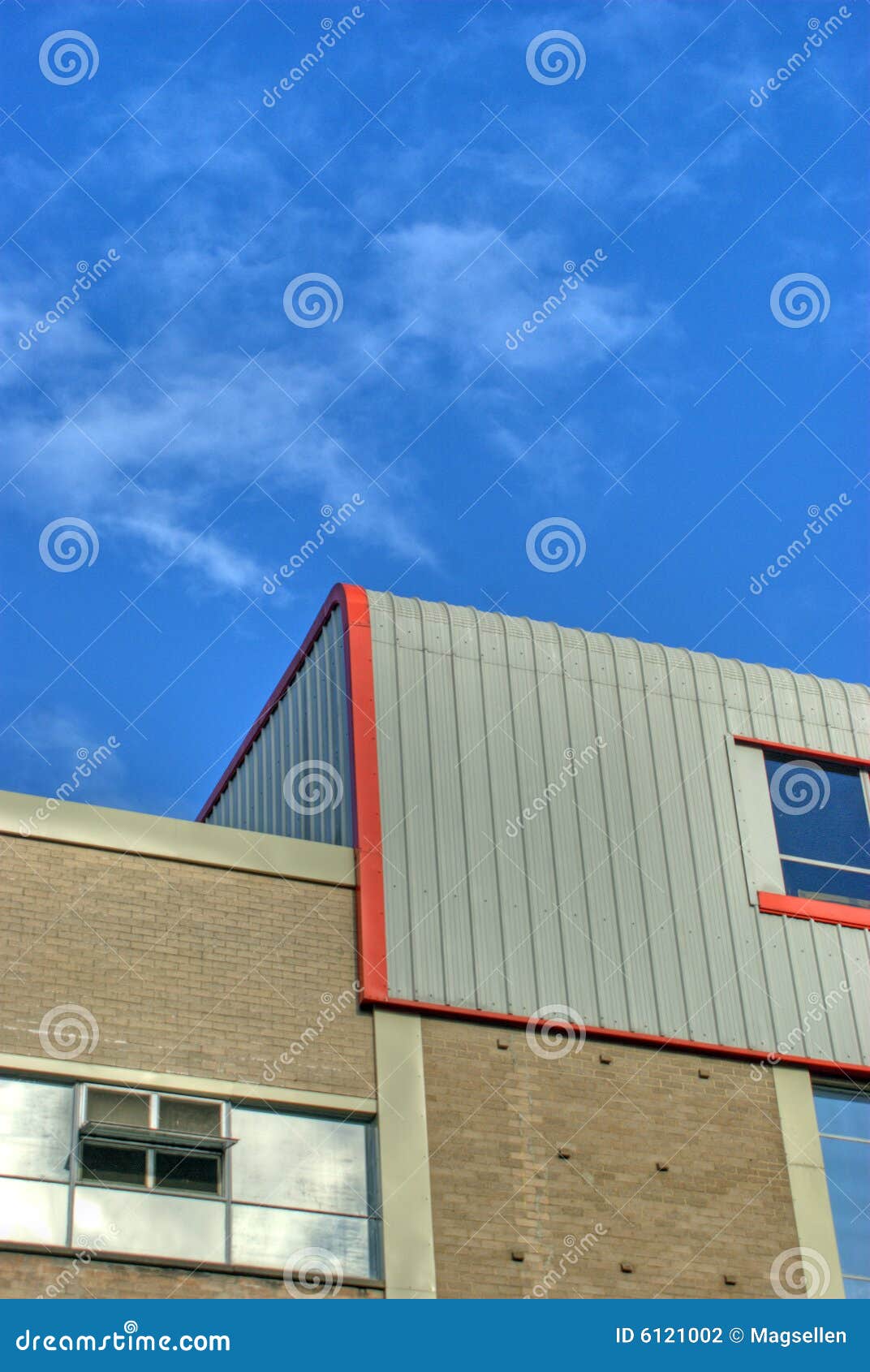 Factory roof stock photo. Image of roof, manufacturing - 6121002