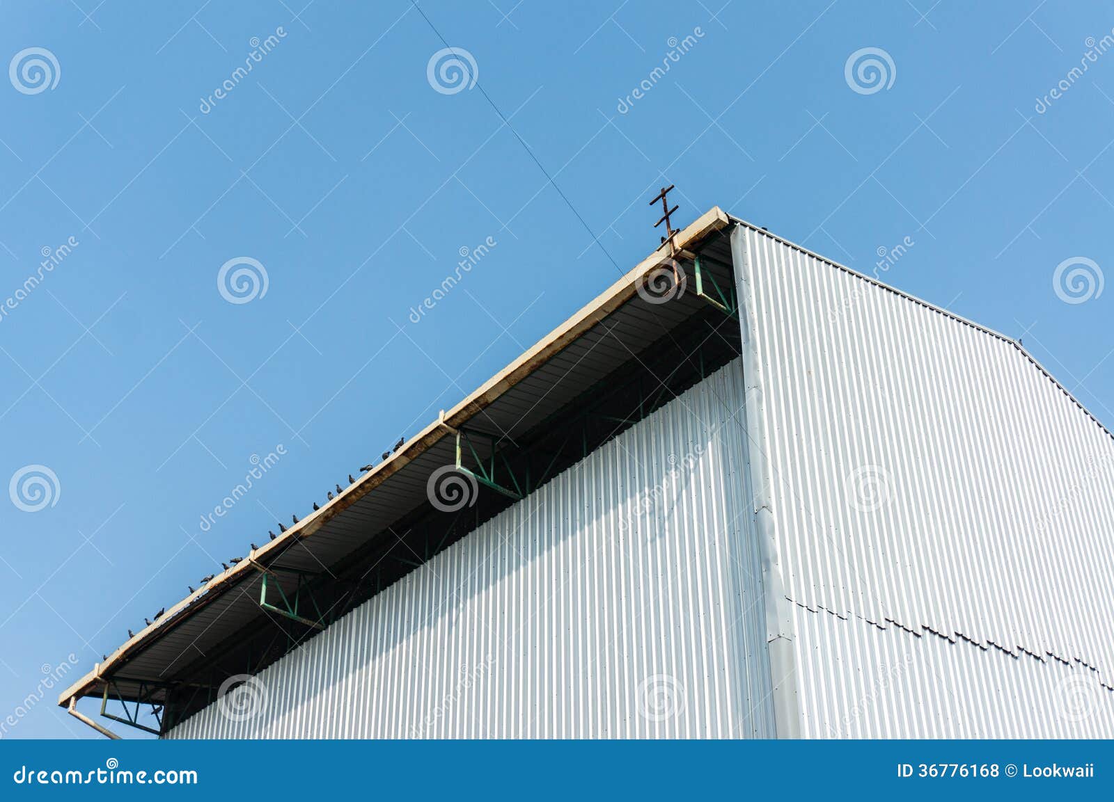 Factory roof and building stock photo. Image of roof - 36776168
