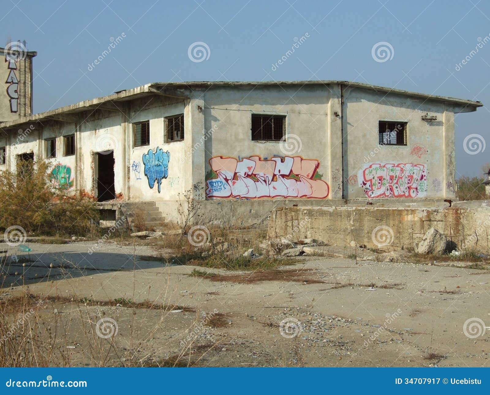 Factory ruins editorial photography. Image of unused - 34707917