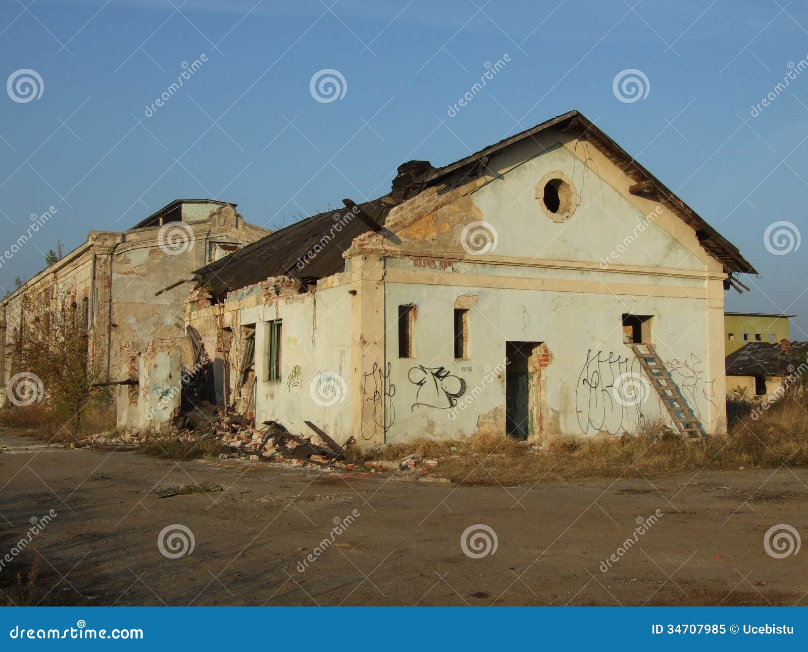 Factory ruins editorial image. Image of ruins, texture - 34707985