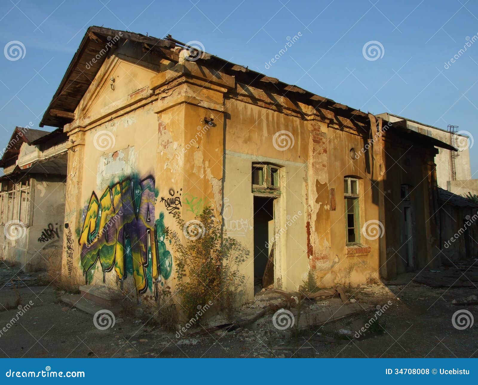 Factory ruins editorial stock photo. Image of factory - 34708008