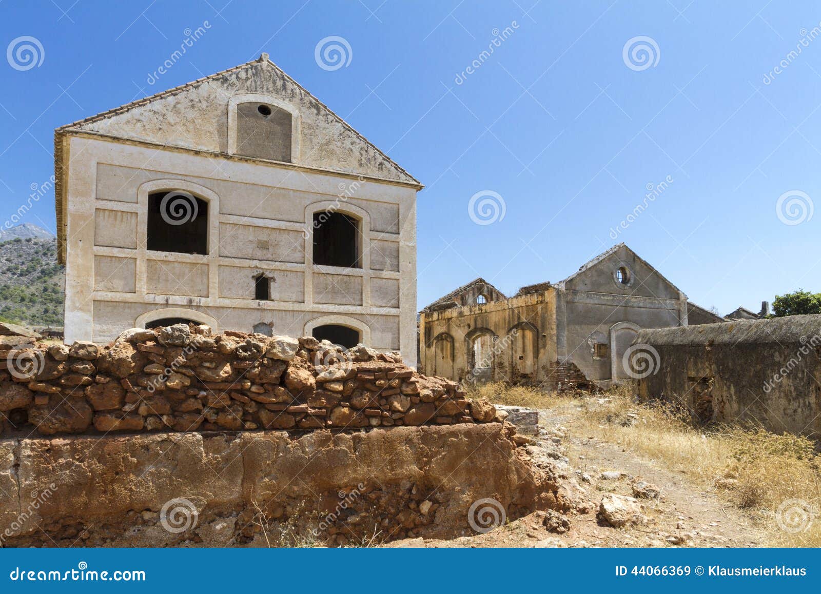Factory ruins stock image. Image of brick, recess, company - 44066369