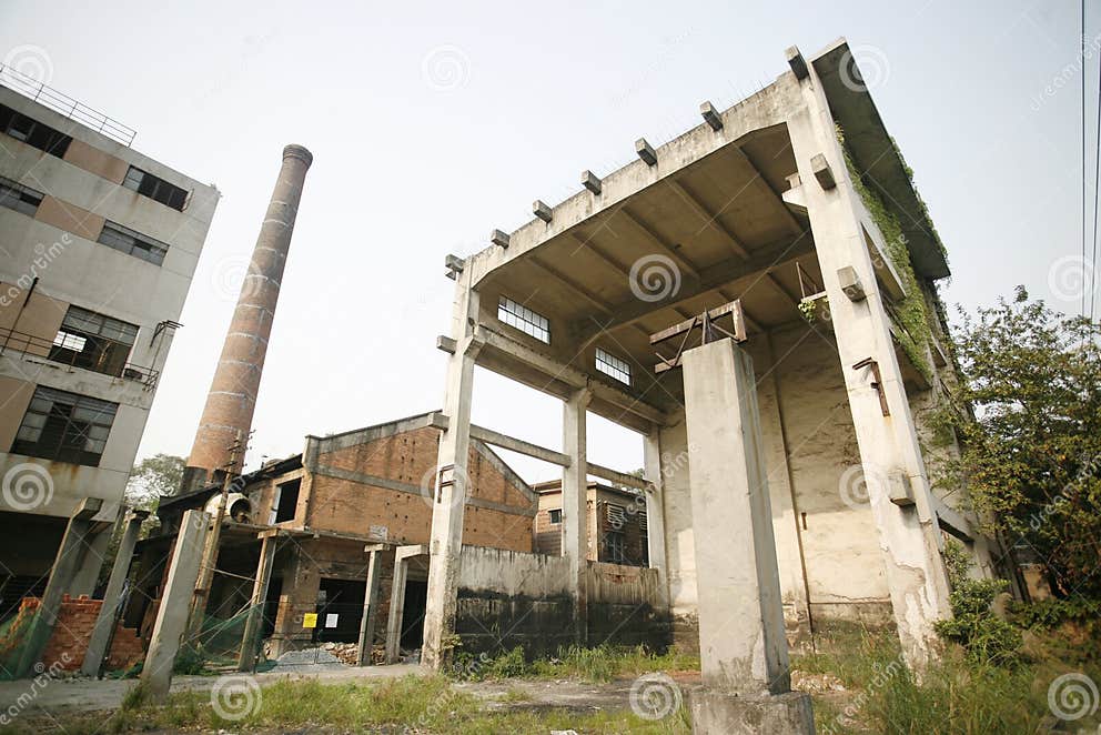 Factory ruins stock photo. Image of factory, disarray - 35340784