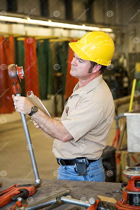 Factory Safety Inspection stock photo. Image of inventory - 6199878