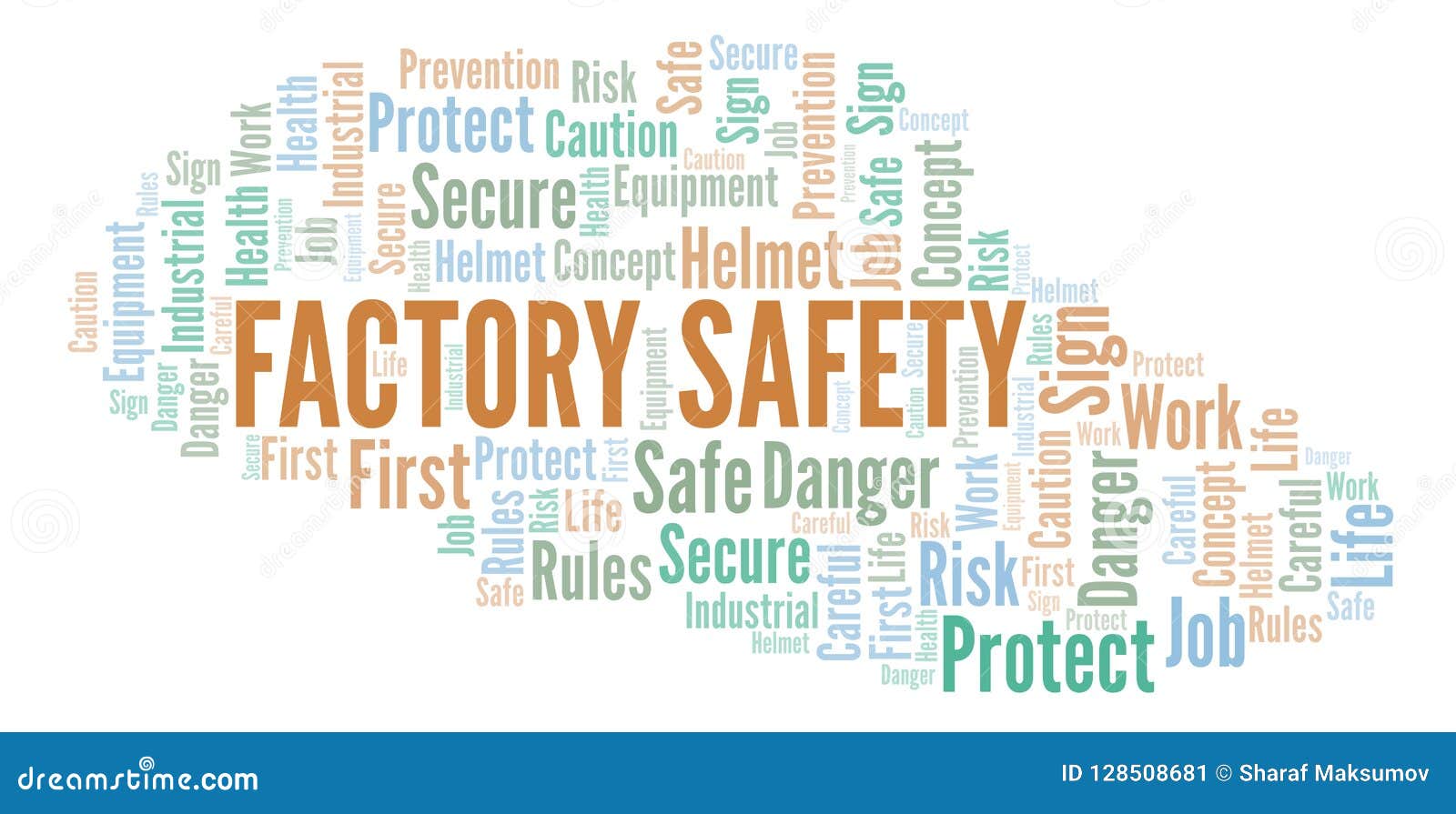 Factory Safety Icons Cartoon Vector | CartoonDealer.com #13810811