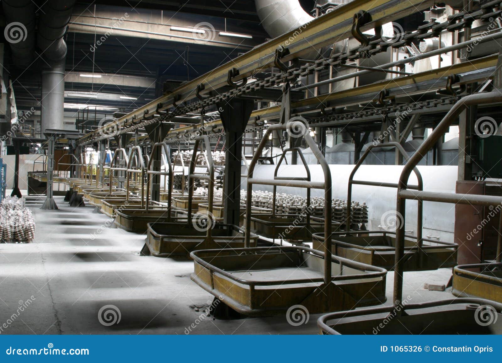 Factory scene stock photo. Image of robot, arranged, lines - 1065326