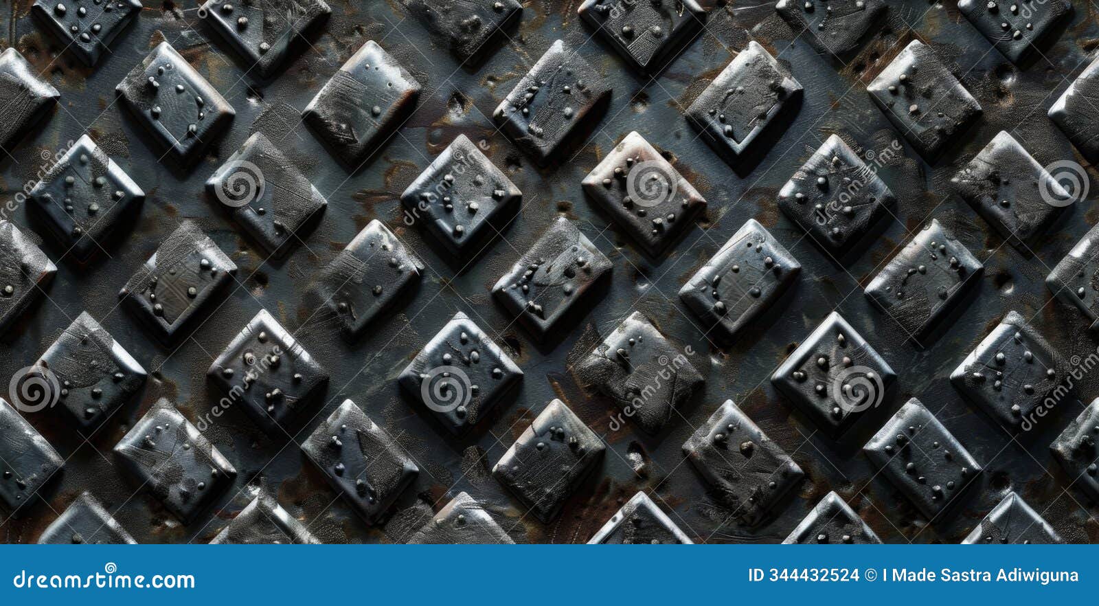 Factory Seamless Cast Iron Texture Industrial Backdrop. Rough Metallic ...