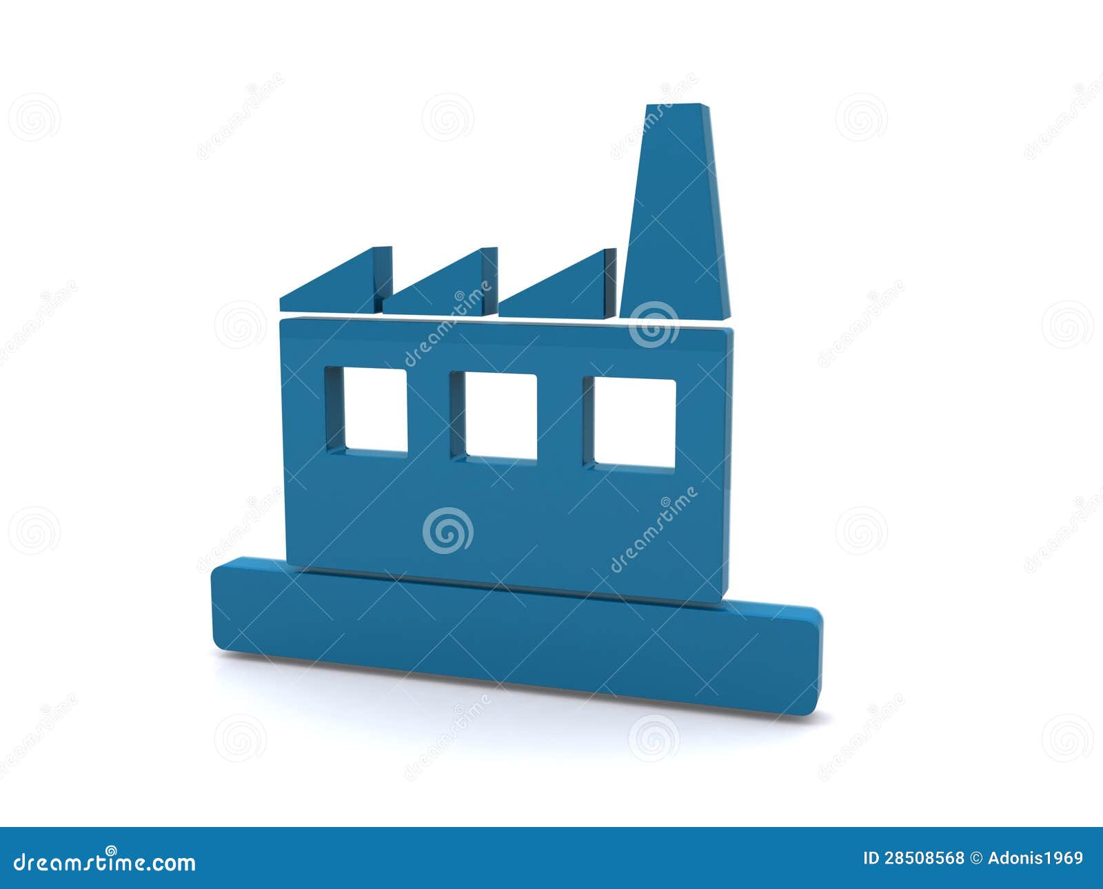 Factory Sign Illustration. Black Icon On White Popart Splash At Green ...