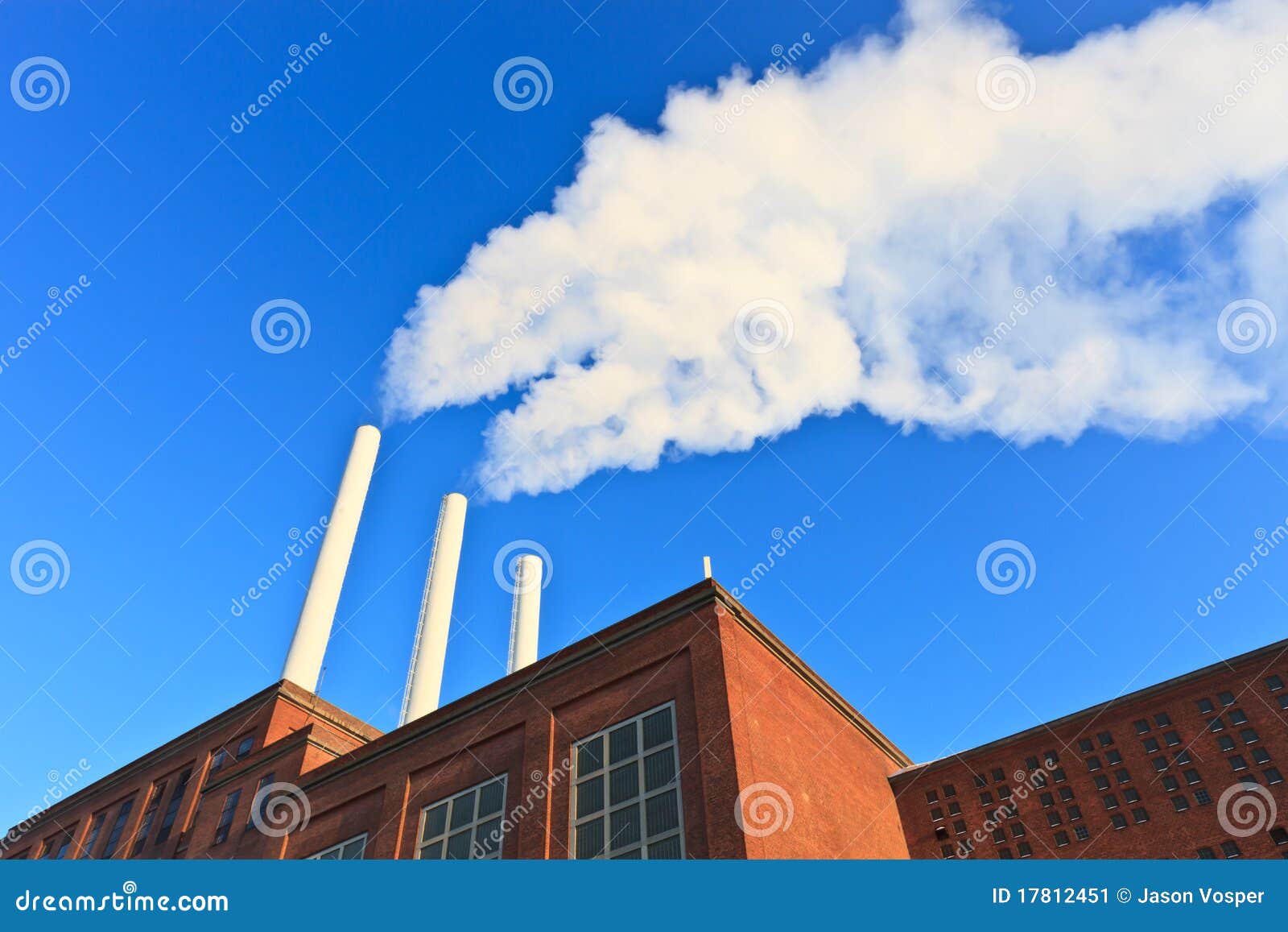 Factory smoke stock image. Image of factory, pollution - 17812451