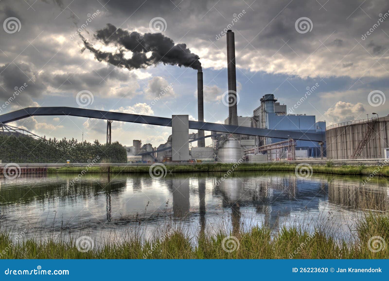 Factory and Smoke stock photo. Image of global, smoke - 26223620