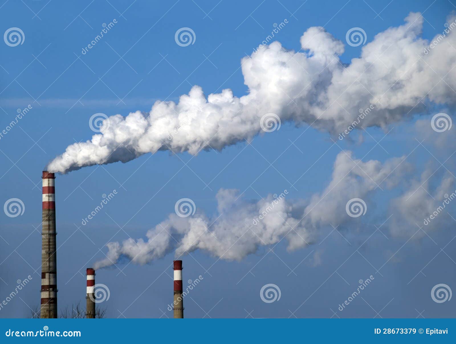 Factory smoke stock image. Image of pipe, smoke, environment - 28673379