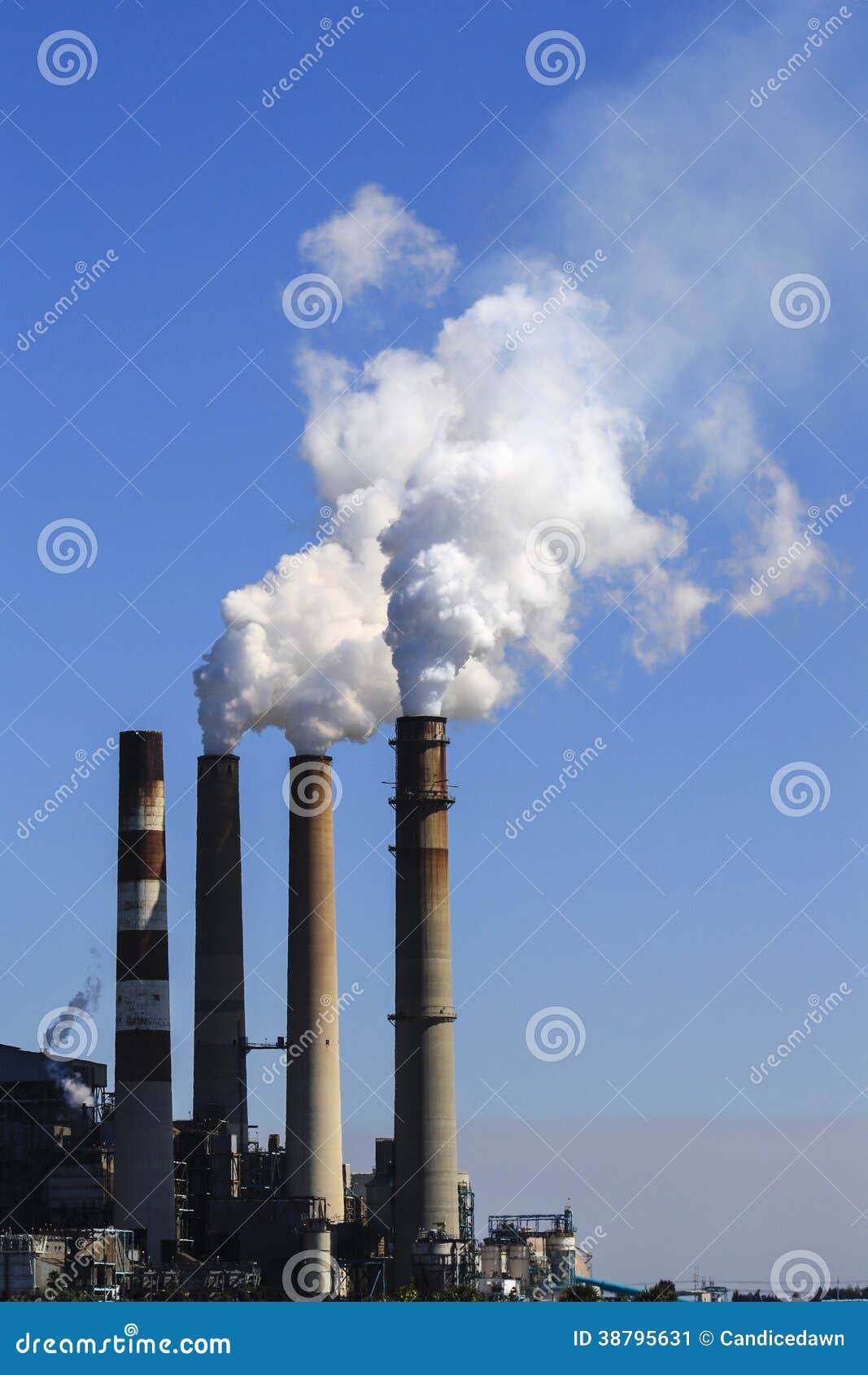 Factory Smoke stock image. Image of machine, biomass - 38795631