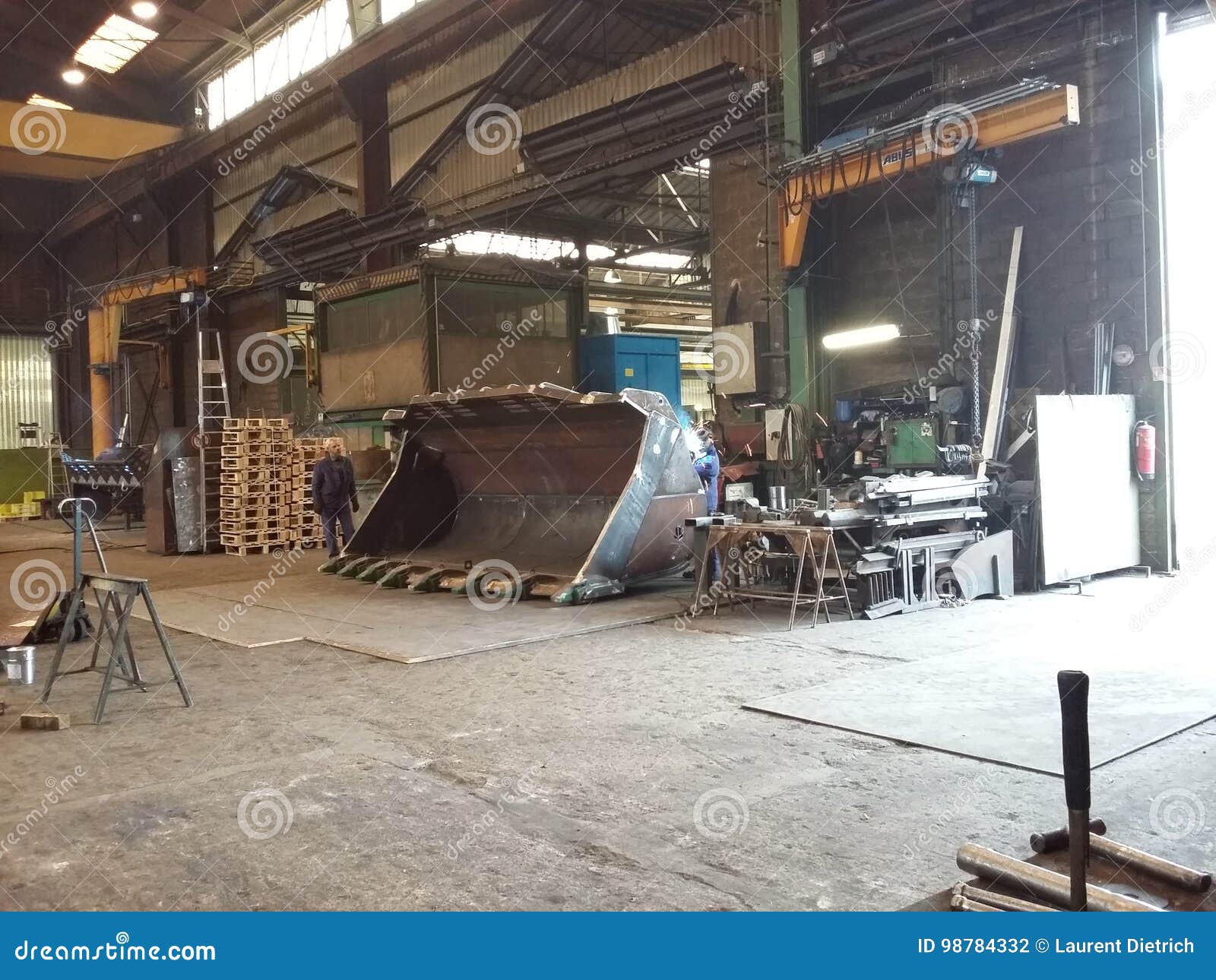 Factory editorial photography. Image of soldering, shovel - 98784332