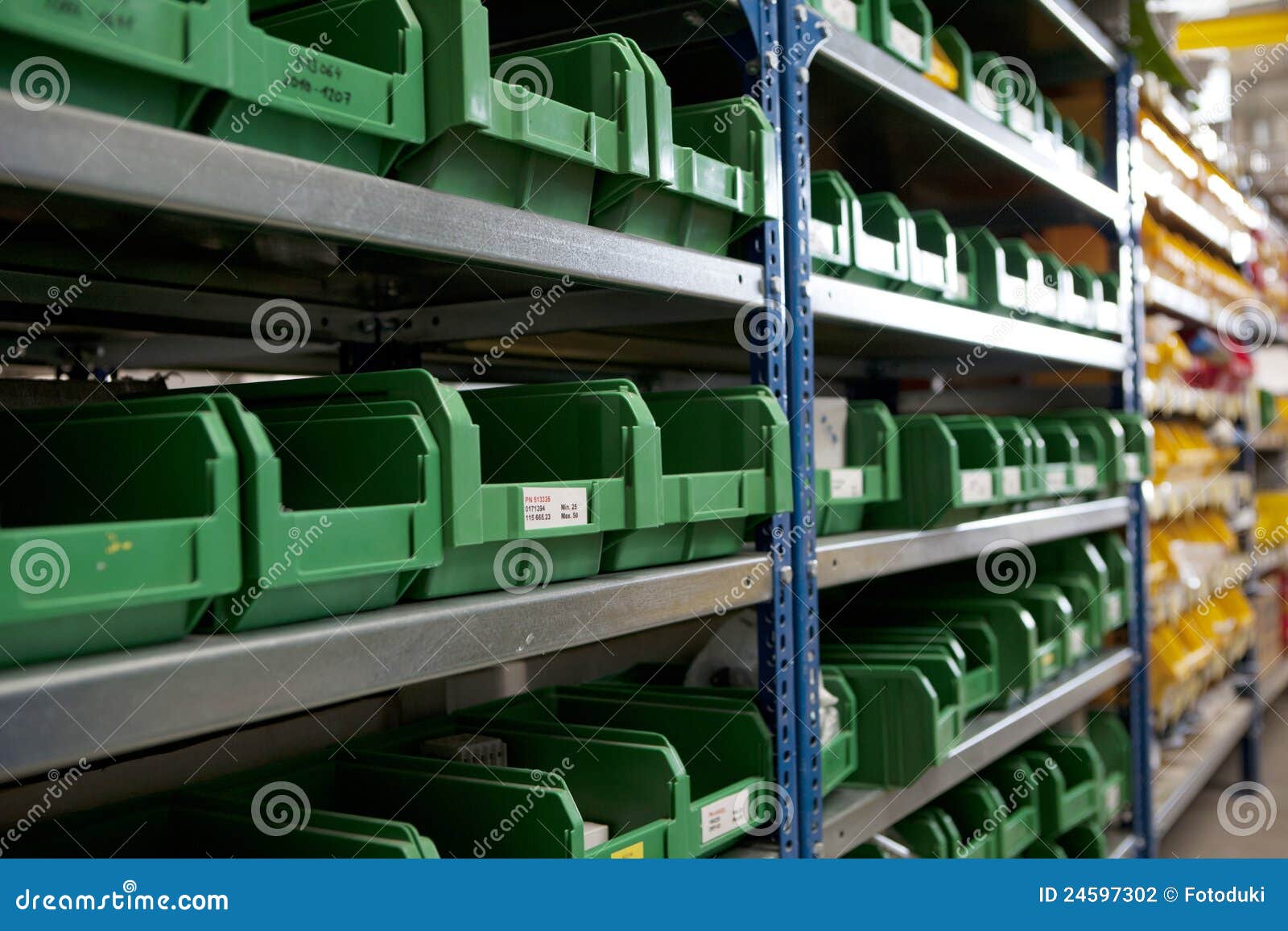 Factory stockroom shel stock photo. Image of place, equipment - 24597302