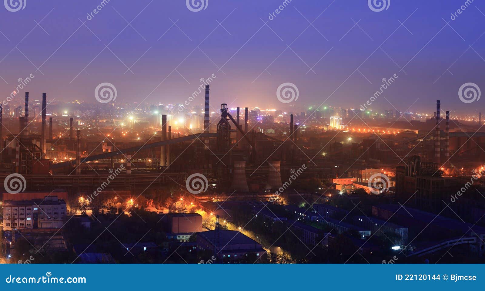 Factory sunset stock photo. Image of blue, energy, cooling - 22120144