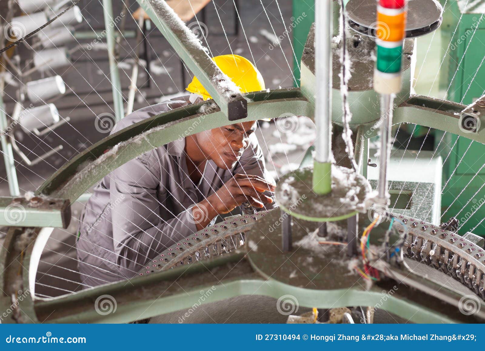 Factory Technician Repairing Stock Photo - Image of american, machine ...