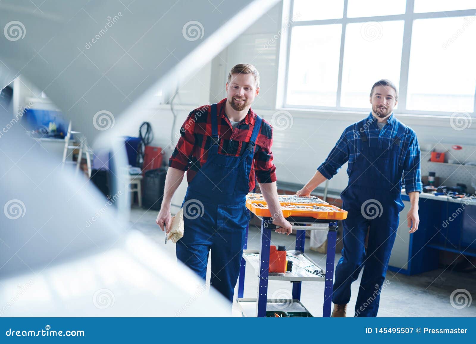 Factory technicians stock image. Image of industry, specialist - 145495507