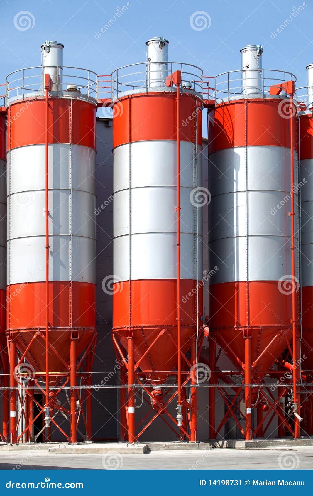 Factory towers stock image. Image of street, factory - 14198731