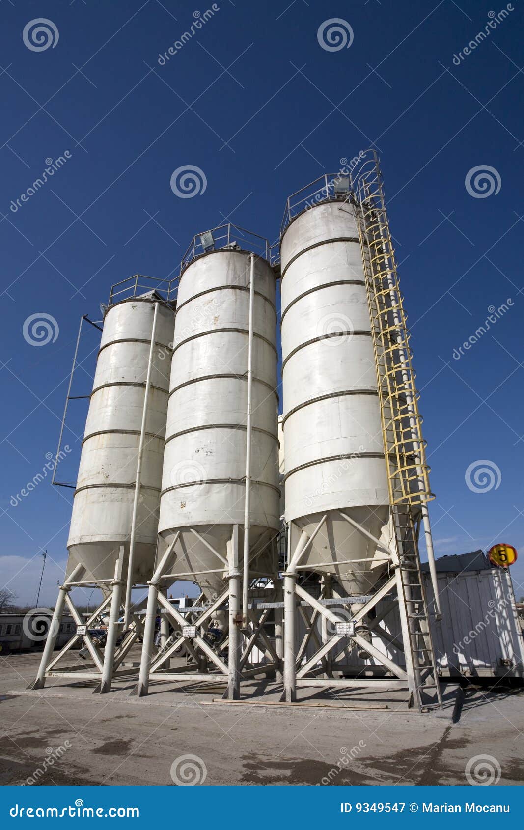 Factory towers stock image. Image of construction, manufacturing - 9349547