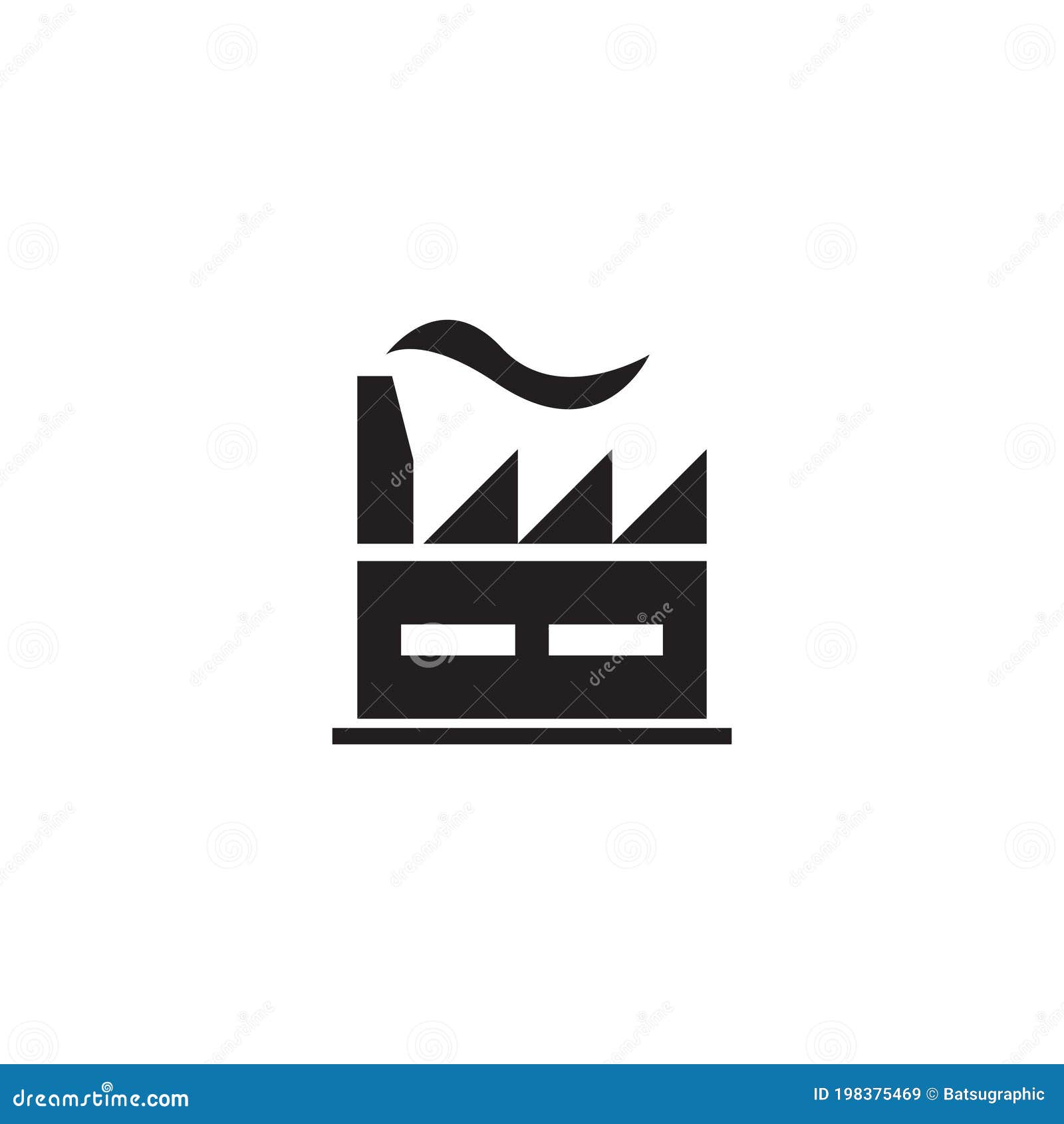 Factory Vector Logo Design Template Stock Vector - Illustration of ...