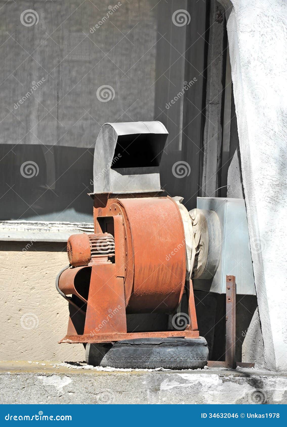 Factory ventilation system stock photo. Image of climate - 34632046