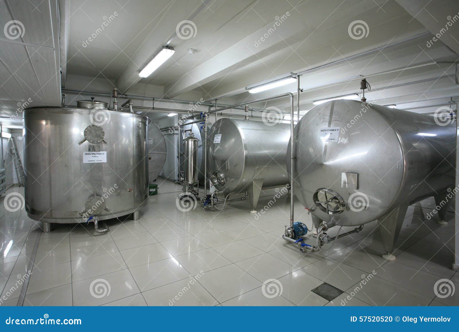 Factory of Vodka Production Stock Photo - Image of industrial, aluminum ...