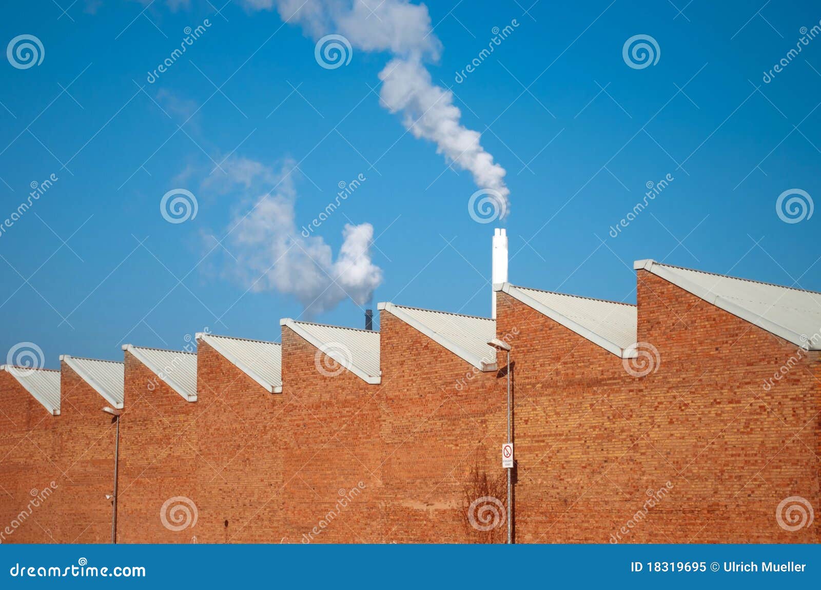 Factory wall stock image. Image of work, exterior, working - 18319695