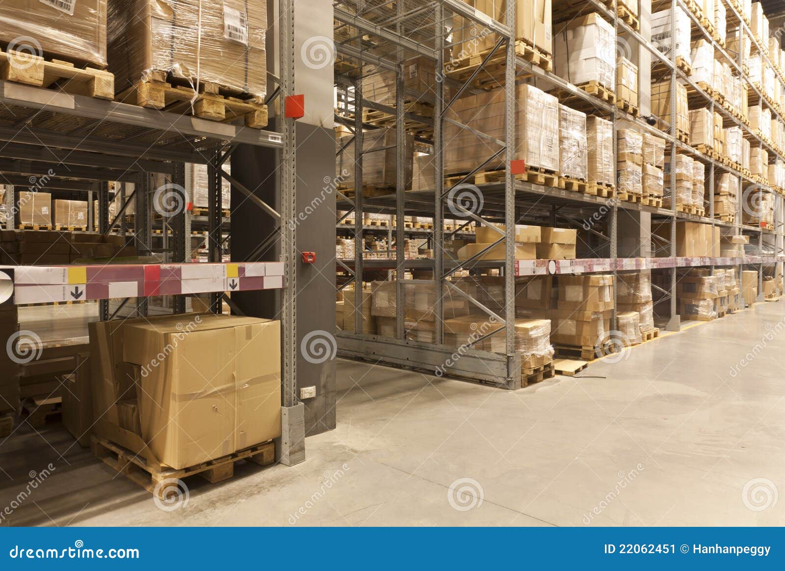 Factory warehouse stock image. Image of center, interior - 22062451